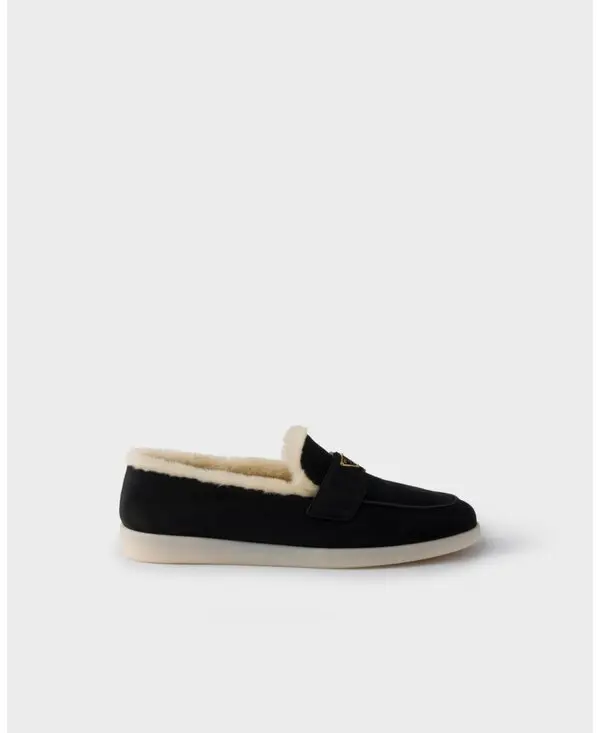 Prada Suede Loafers