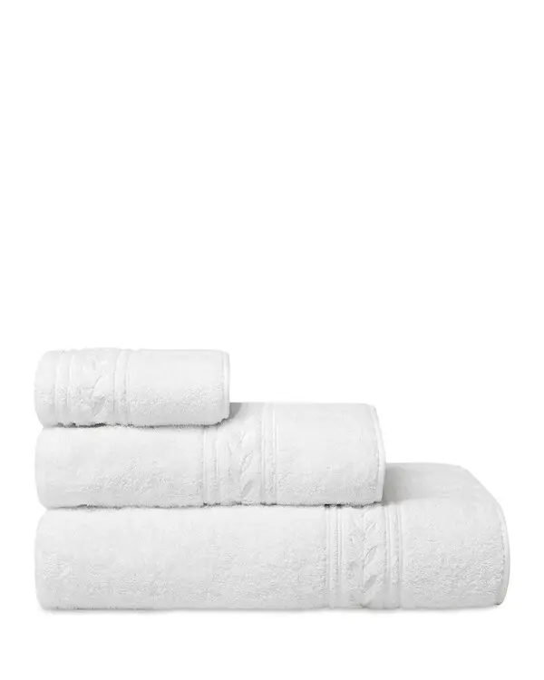 PRATESI Impero Washcloth - White/white