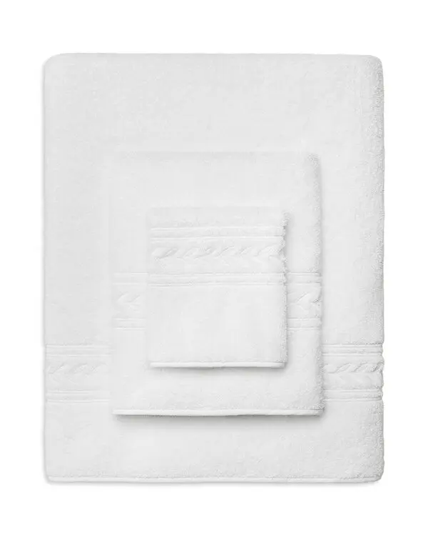 PRATESI Impero Washcloth - White/white