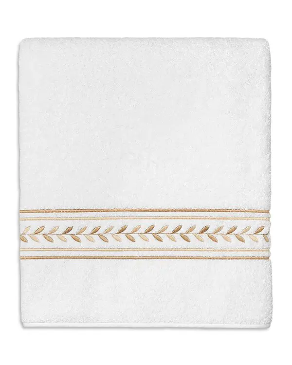 PRATESI Impero Bath Towel - White/beige