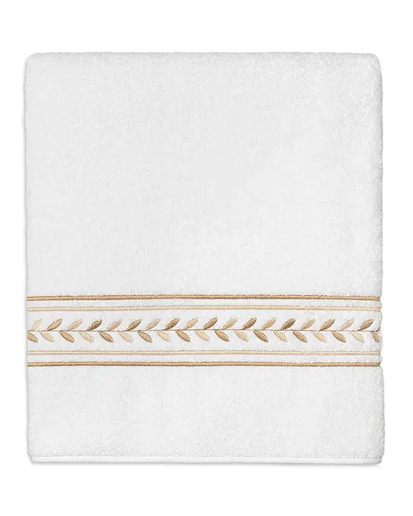 PRATESI Impero Bath Sheet - White/beige