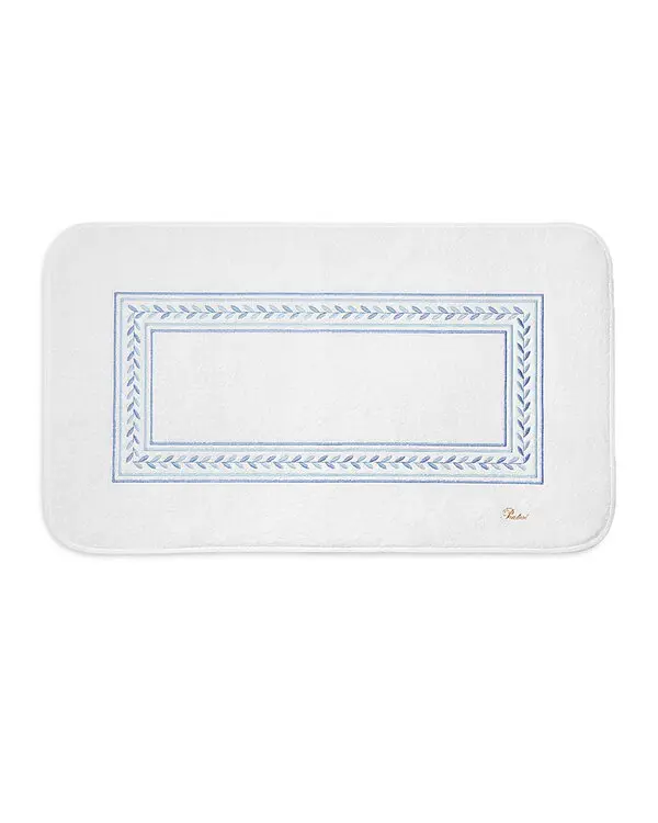 PRATESI Impero Tub Mat - White/medium Blue