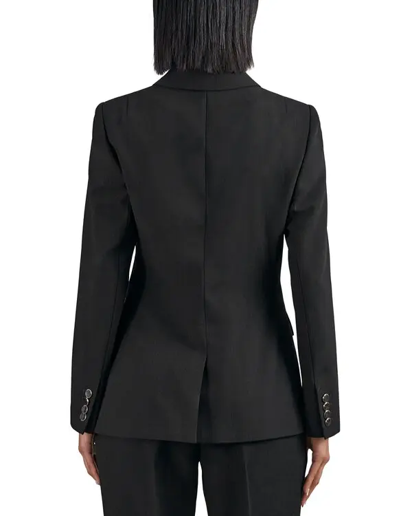 REISS Petites Lia Double Breasted Blazer - Black