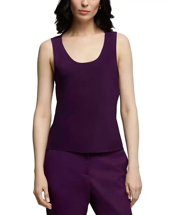 ARGENT Silk Tank Top - Grape