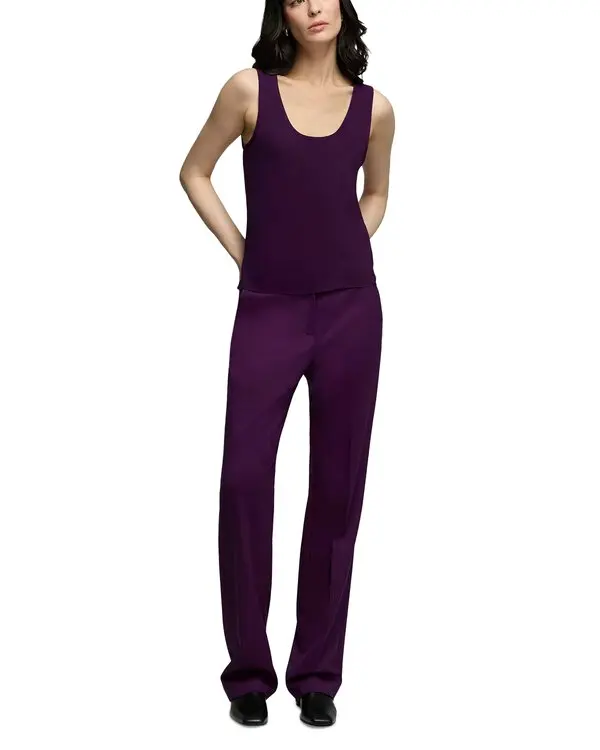 ARGENT Silk Tank Top - Grape