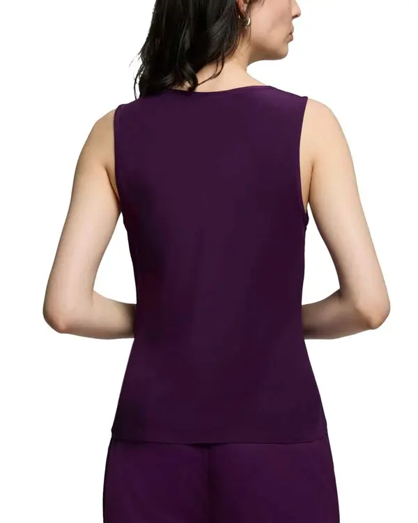 ARGENT Silk Tank Top - Grape