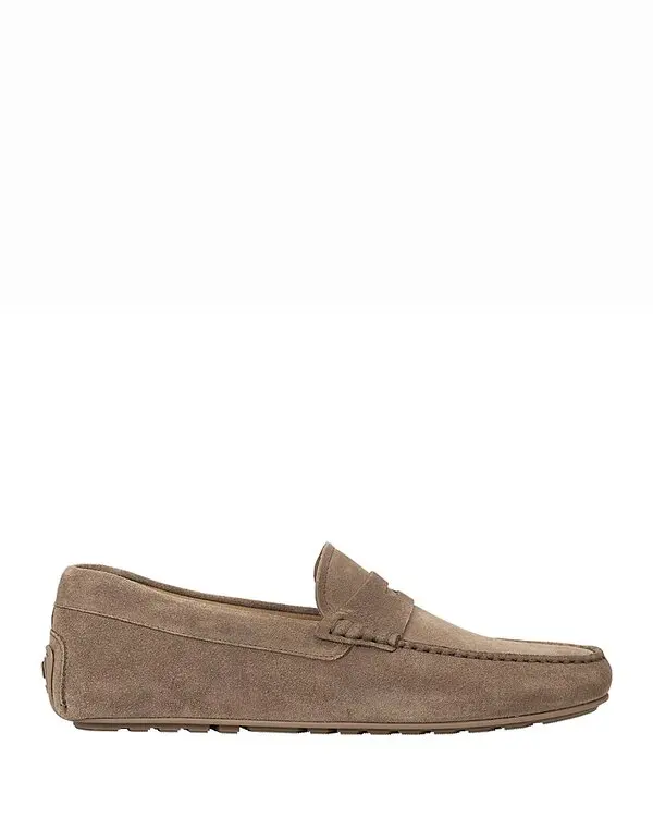 BOSS Suede Moccasins - Medium Beige