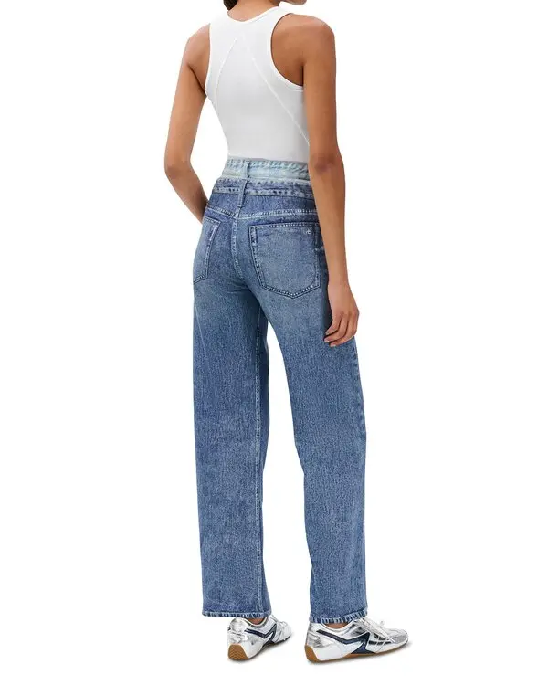 Rag & Bone Miramar Combo Terry Logan Jeans - Blue