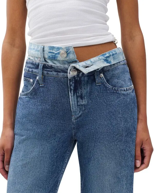 Rag & Bone Miramar Combo Terry Logan Jeans - Blue