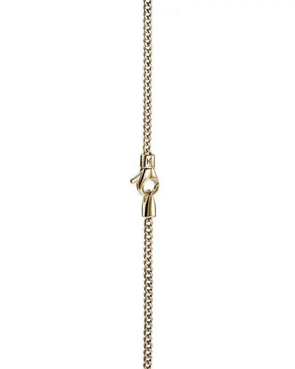 John Hardy 14k Yellow Curb Link Chain Necklace - Gold