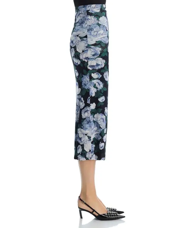 Stella McCartney Floral Print Mesh Skirt - Multi
