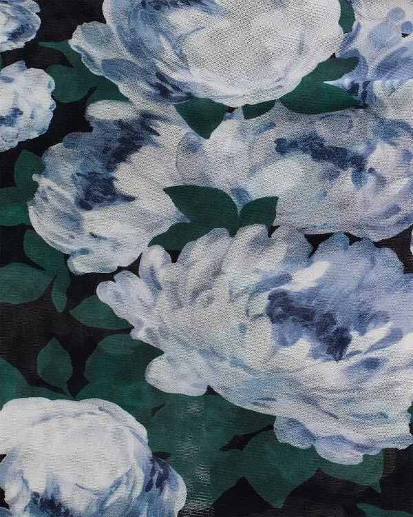 Stella McCartney Floral Print Mesh Skirt - Multi