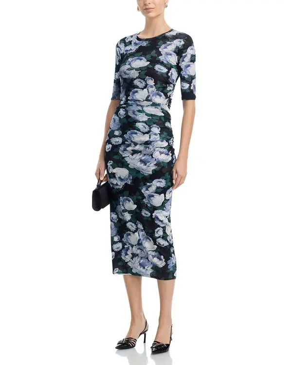 Stella McCartney Floral Print Mesh Skirt - Multi