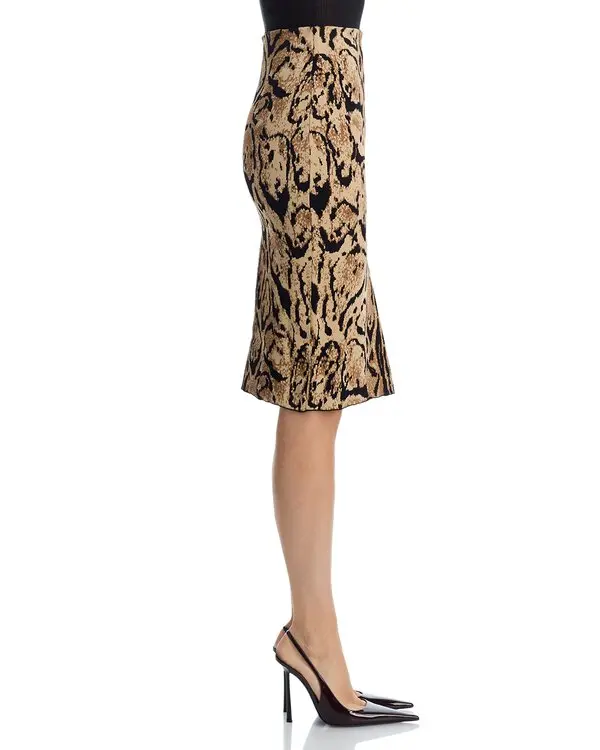 Stella McCartney Cloud Leopard Printed Skirt - Multi