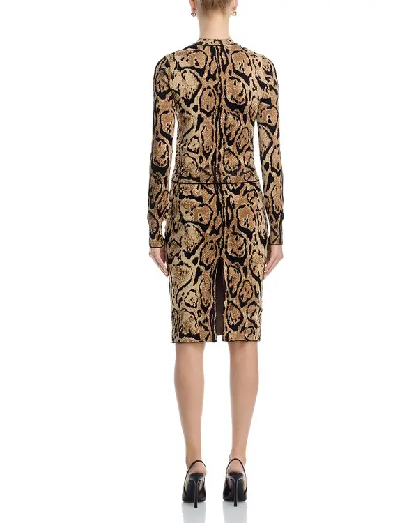 Stella McCartney Cloud Leopard Printed Skirt - Multi