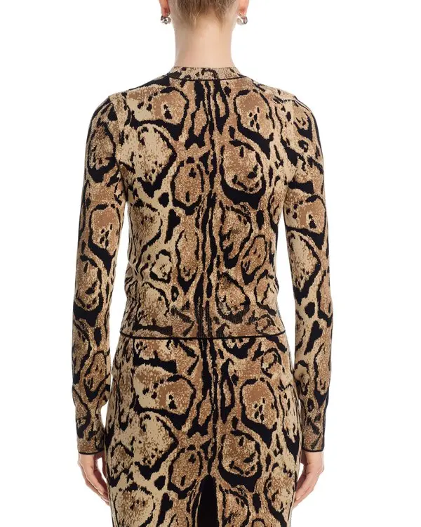 Stella McCartney Leopard Print Knit Top - Multi