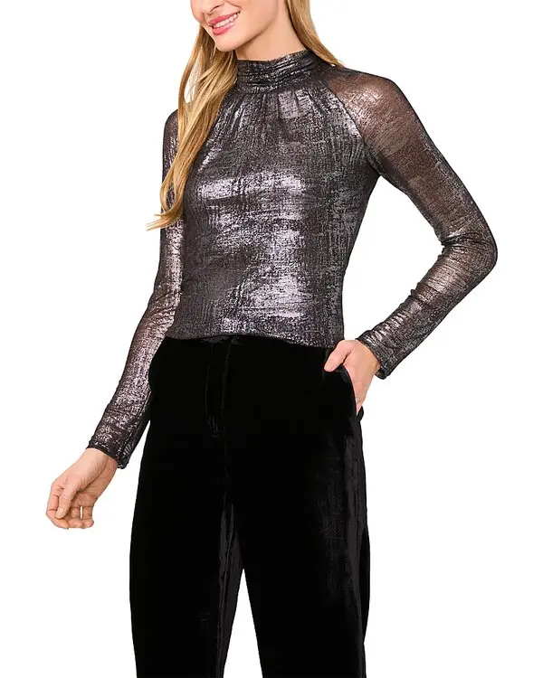 Ted Baker London Sofina Ruched Turtleneck Top