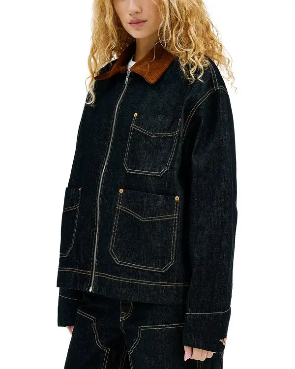 SLVRLAKE Casey Square Worker Jacket - Empty Sky