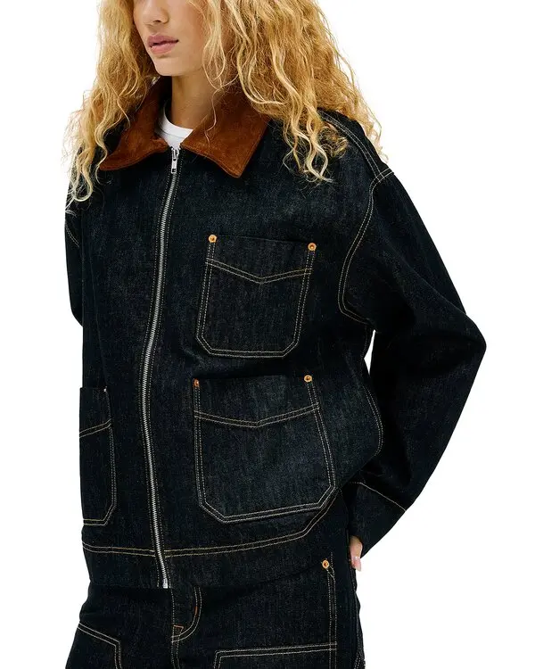 SLVRLAKE Casey Square Worker Jacket - Empty Sky