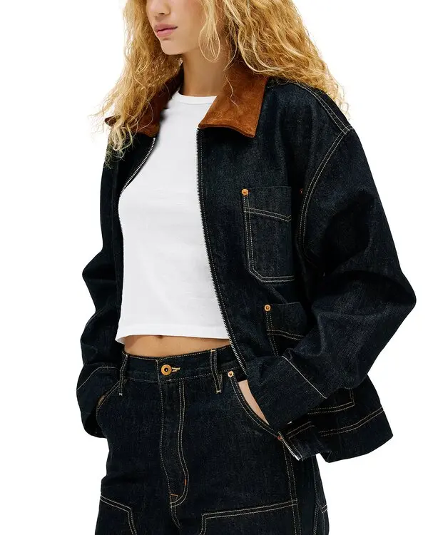 SLVRLAKE Casey Square Worker Jacket - Empty Sky