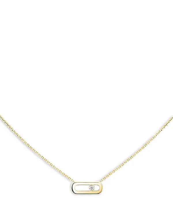 Messika 18k Move Uno Diamond Necklace - Gold