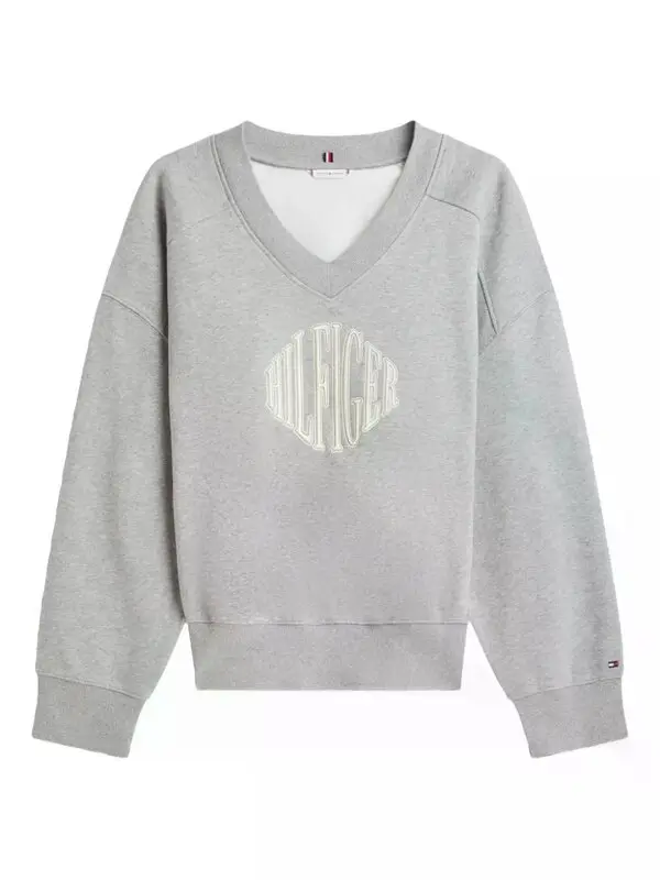 Tommy Hilfiger V-neck Logo Sweatshirt