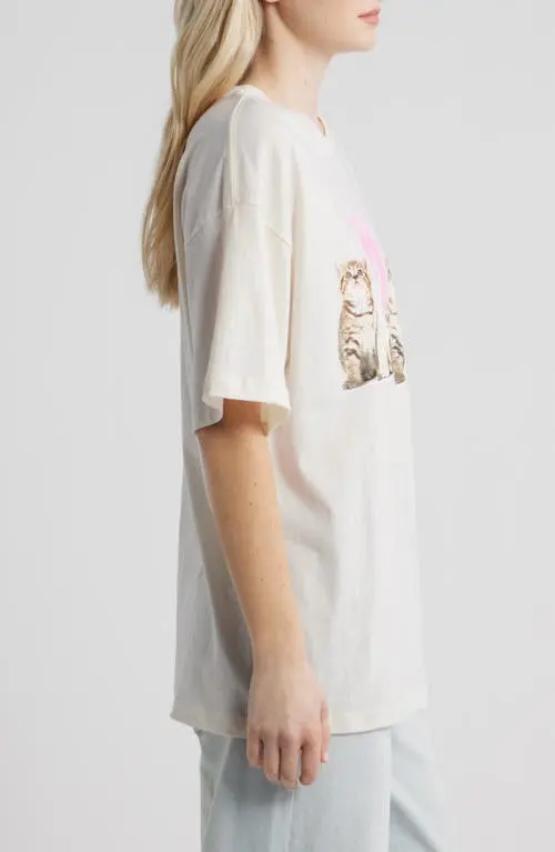 GOLDEN HOUR Oversized Graphic T-shirt
