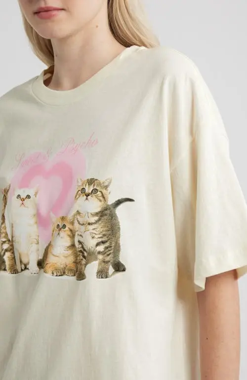 GOLDEN HOUR Oversized Graphic T-shirt