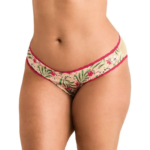 ADORE ME Elsie Bikini Bottom - Tropical Beige