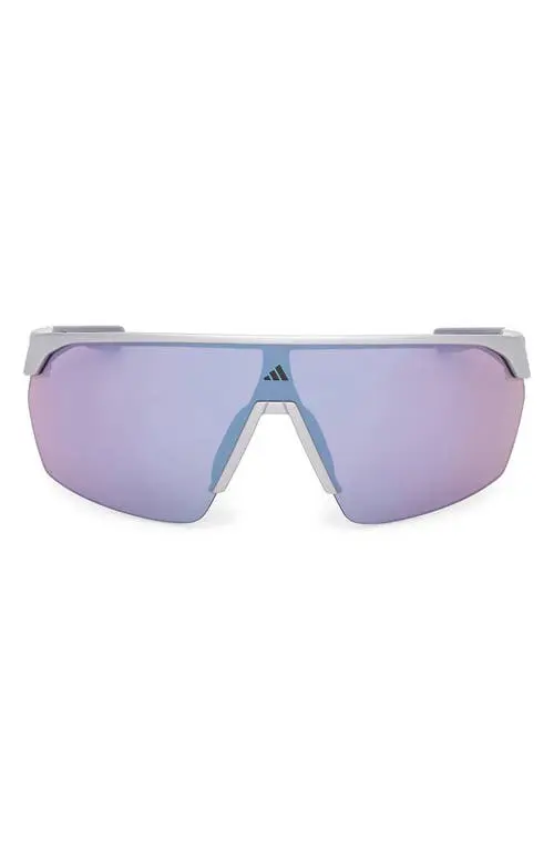 Adidas 00mm Shield Sunglasses - Grey/mirror Violet