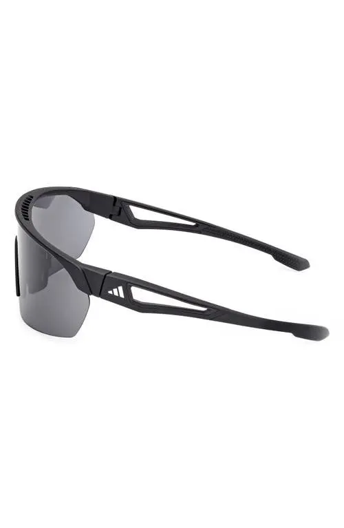 Adidas 00mm Shield Sunglasses - Matte Black/smoke