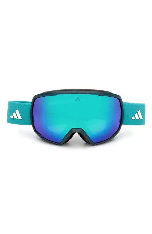 Adidas Shield Snow Goggles - Dark Green/green Mirror