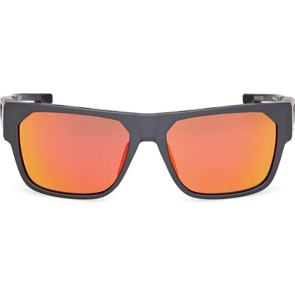 Adidas 57mm Navigator Sunglasses - Matte Black/roviex Mirror