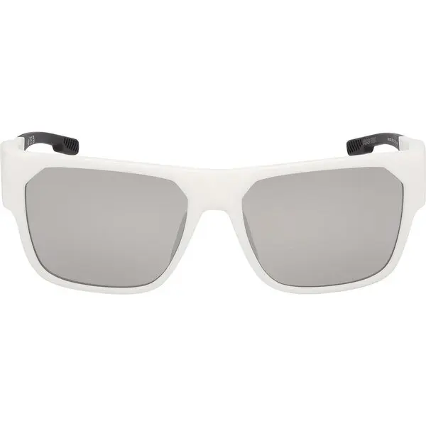 Adidas 57mm Navigator Sunglasses - White/smoke Mirror