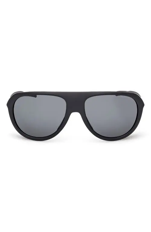 Adidas 60mm Pilot Sunglasses - Matte Black/smoke