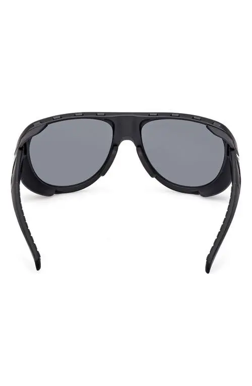 Adidas 60mm Pilot Sunglasses - Matte Black/smoke
