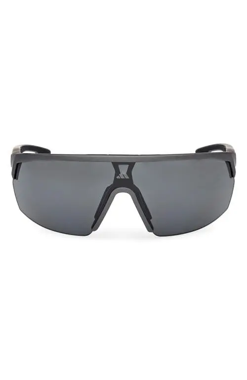 Adidas 00mm Shield Sunglasses - Matte Black/smoke