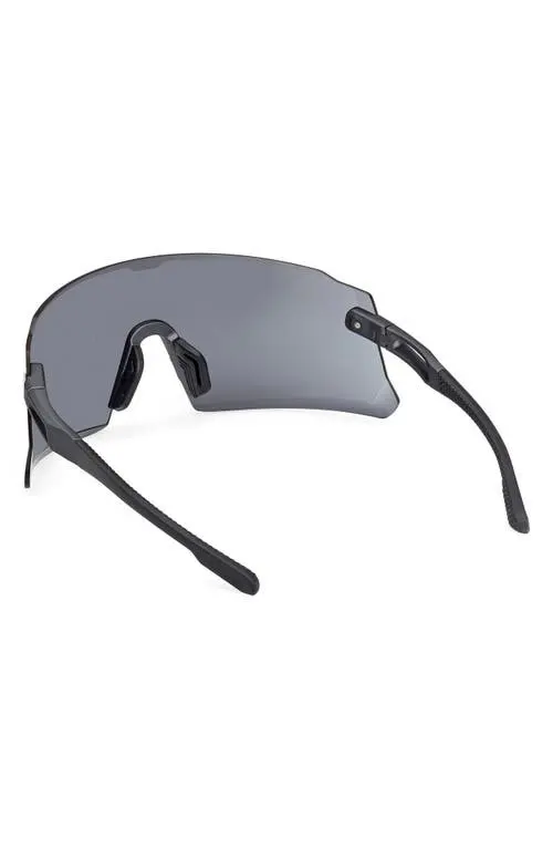 Adidas 120mm Shield Sports Sunglasses - Matte Black/smoke