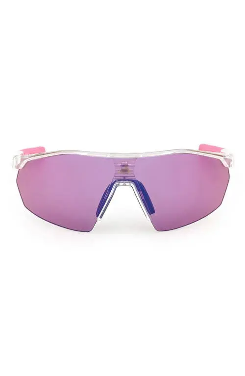 Adidas 00mm Shield Sunglasses - Crystal/mirror Violet