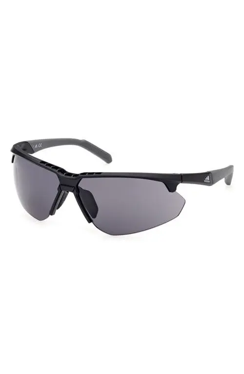 Adidas 79mm Geometric Sunglasses - Smoke/clear Lenses