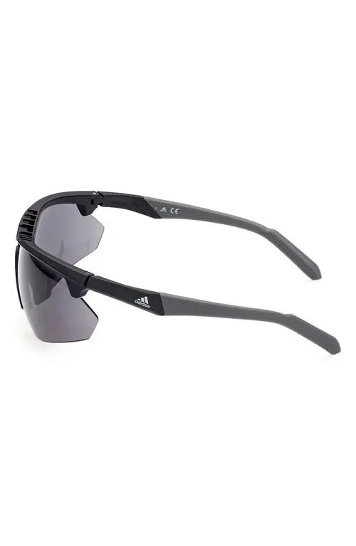 Adidas 79mm Geometric Sunglasses - Smoke/clear Lenses