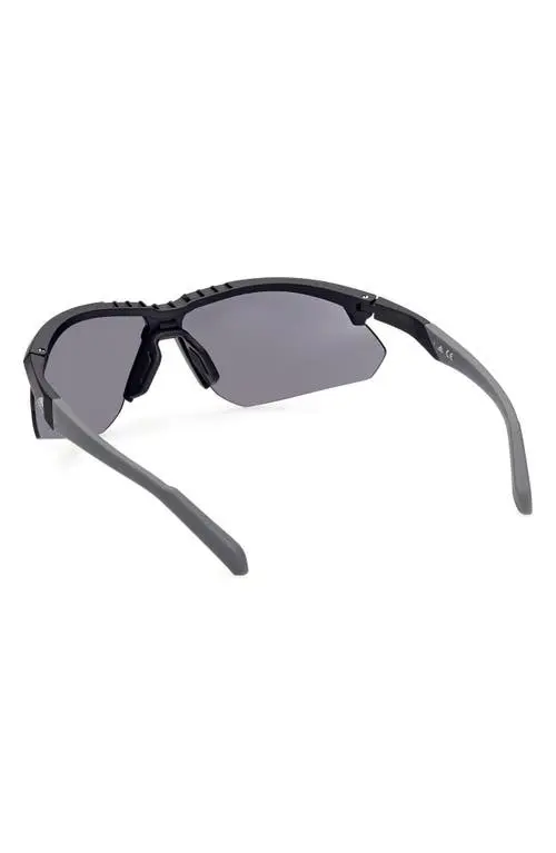 Adidas 79mm Geometric Sunglasses - Smoke/clear Lenses