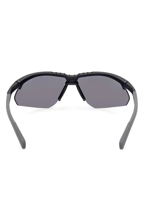 Adidas 79mm Geometric Sunglasses - Smoke/clear Lenses