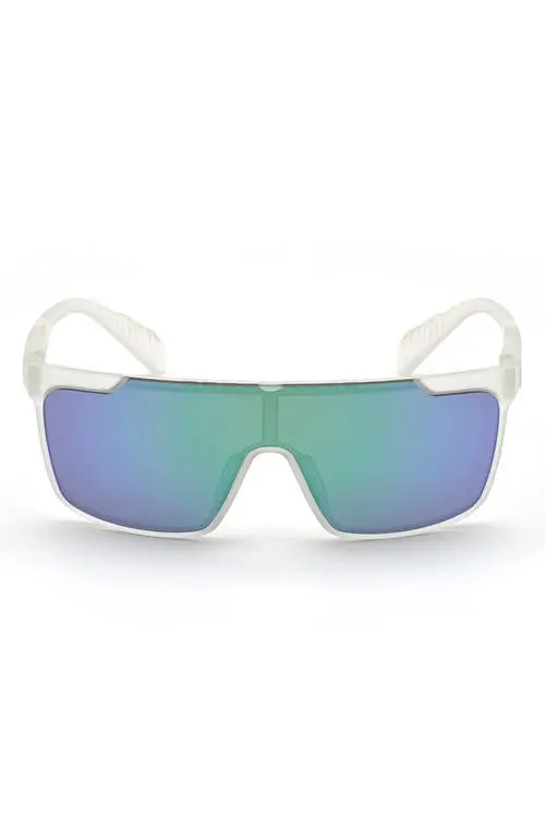 Adidas Shield Sunglasses - Crystal/smoke Mirror