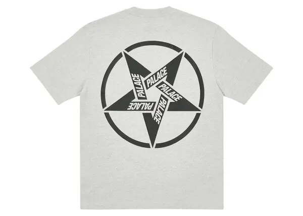 PALACE Calm It Mosher T-shirt - Grey Marl