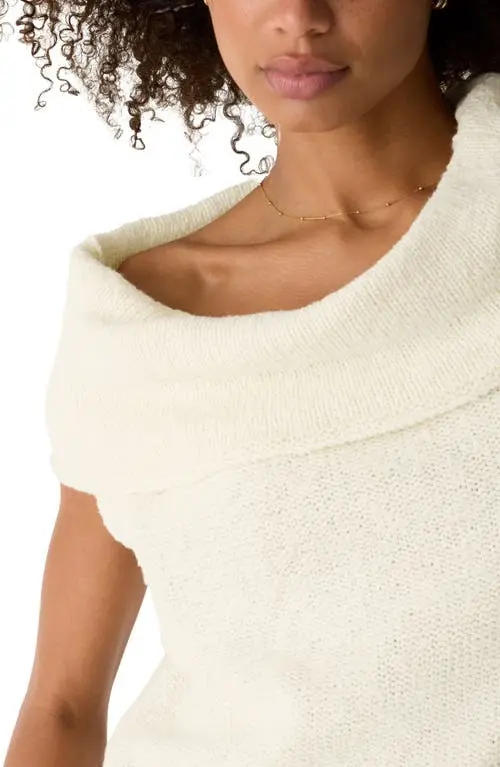 Eileen Fisher Cowl Neck Organic Cotton Blend Sweater