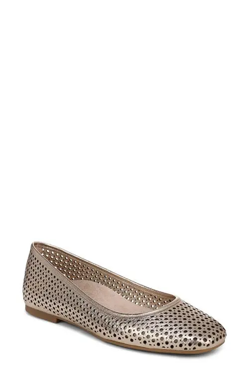 Vionic Orinda Perforated Ballet Flat - Bronze