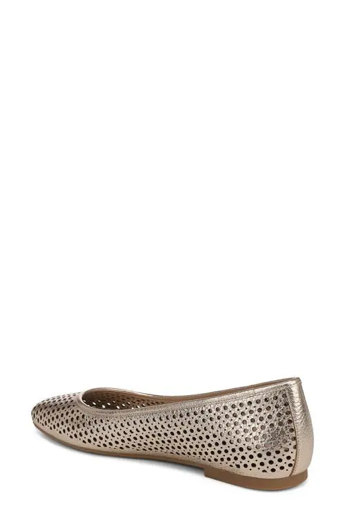 Vionic Orinda Perforated Ballet Flat - Bronze