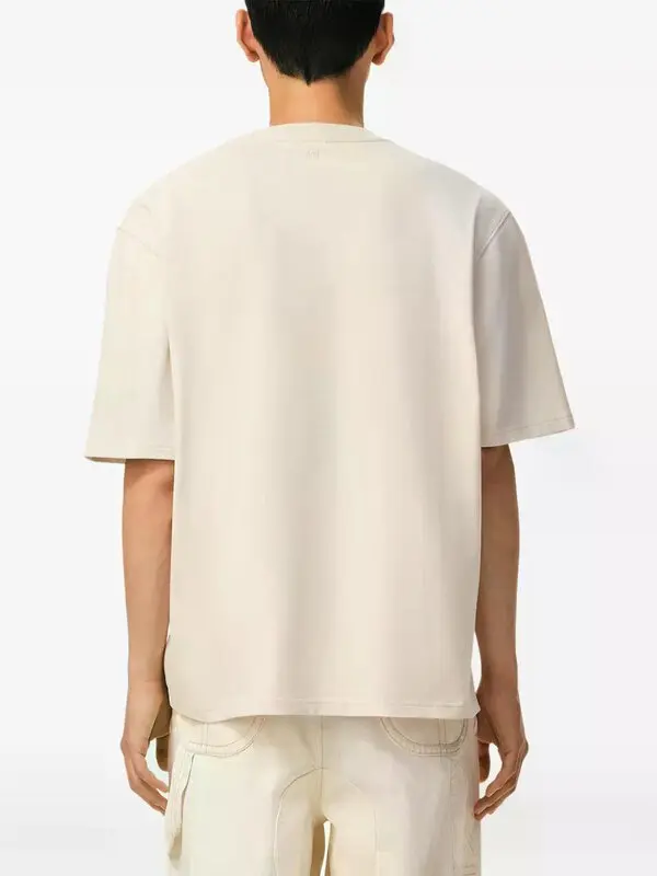 AMI Paris De Coeur Logo-embroidered T-shirt