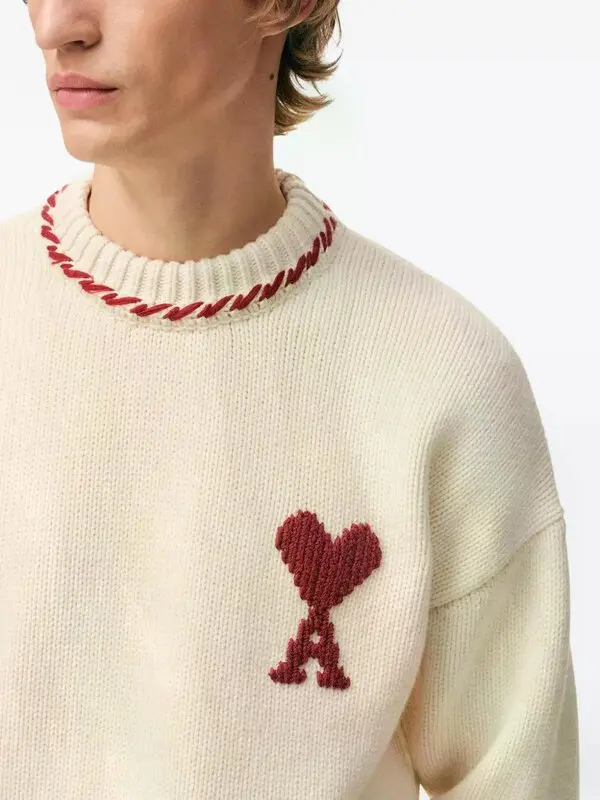 Ami De Coeur Embroidered Sweater